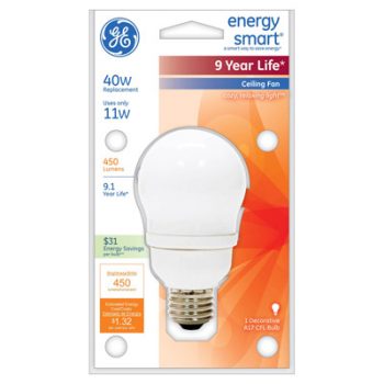 GE 11W Compact Fluorescent Bulb – GP Conservation